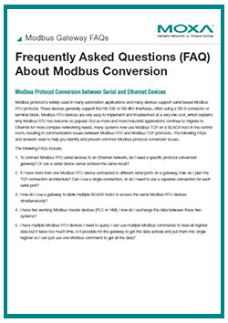Frequently Asked Questions (FAQ) About Modbus Conversion